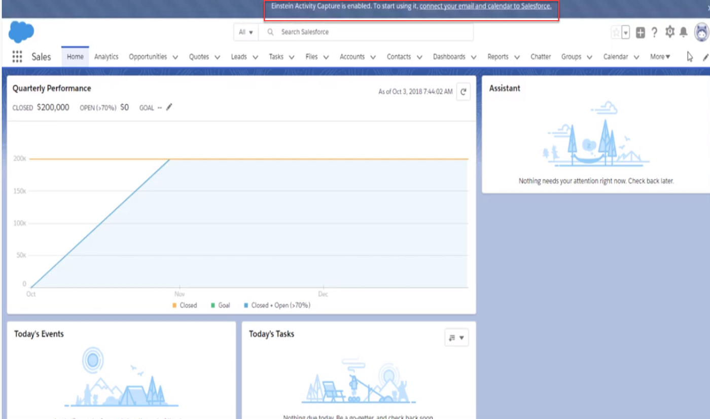 Boost Sales Productivity with Einstein Activity Capture | by Sujay ...