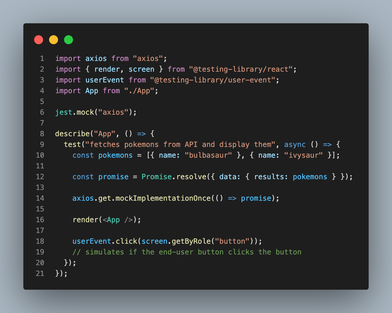 How to Write an Async Unit Test with Jest | by Jonathan Koss | Medium