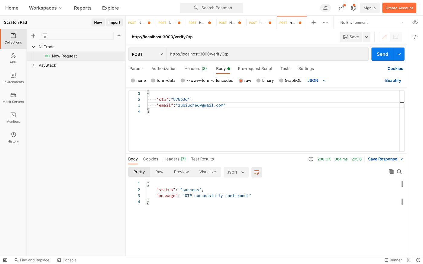 Creating An Email Otp Send Verification Using Node Js Express Nodemailer And Firebase By