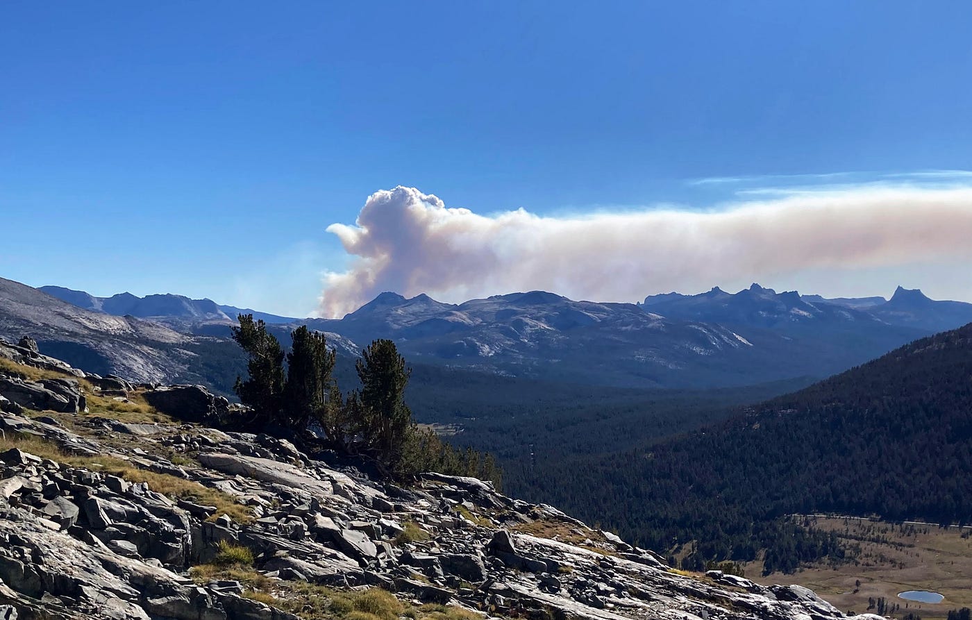 Some Photos of the Wildfire Smoke from Actively Burning Fires in ...