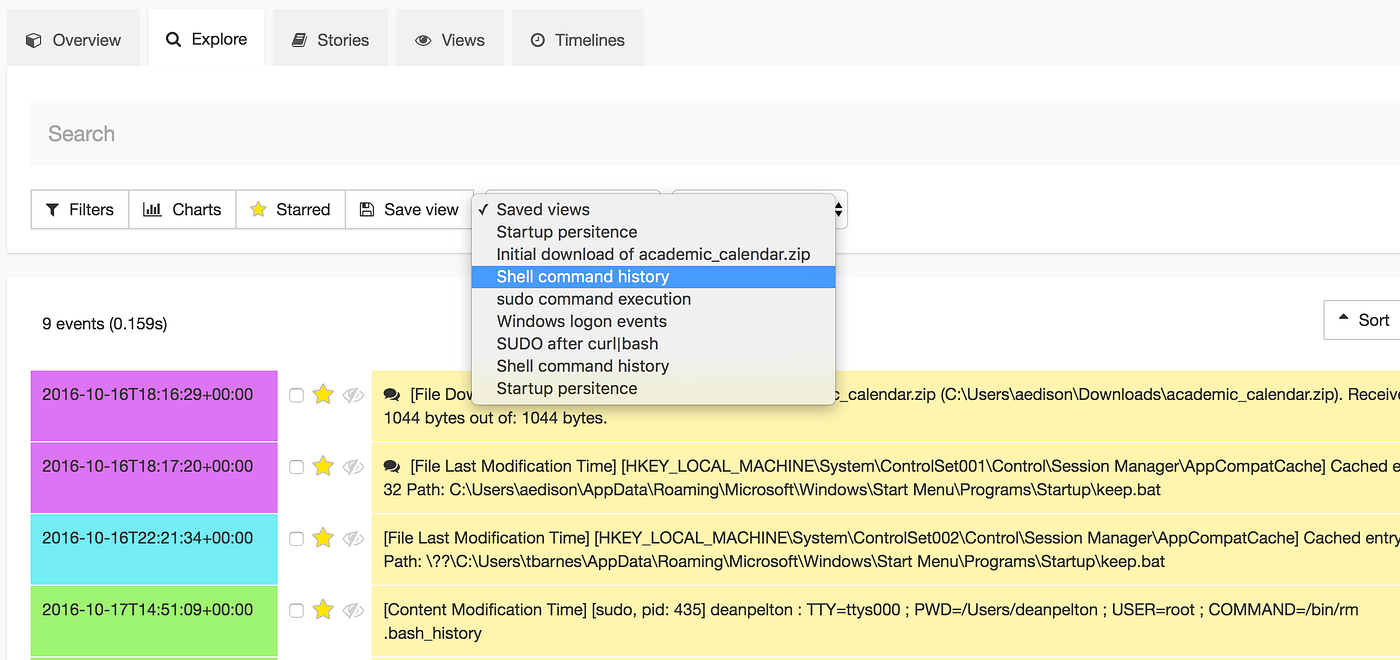 Your timeline is a story worth telling | by Johan Berggren | Timesketch ...