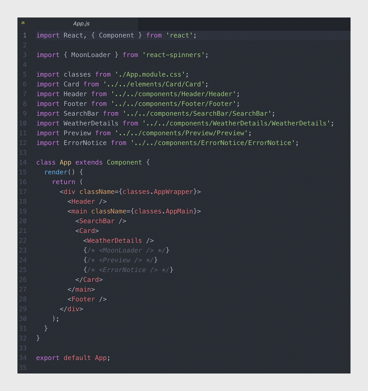 How to plan and organize a React project — by building a weather app ...