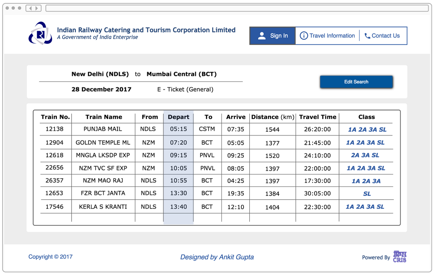 Redesigning the UI of IRCTC platform | by Ankit Gupta | Medium