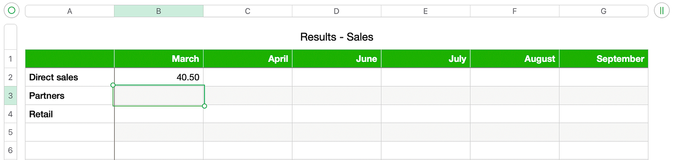 Rethinking the spreadsheet: data entry | by Denis Bredelet | Medium
