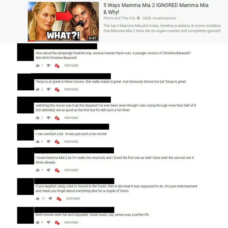 What happens when you compare two very different fandoms — Mamma Mia ...