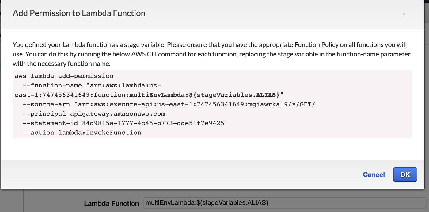 Multiple Environments for AWS Lambda Function with API Gateway | by ASHISH DHIMAN | Medium