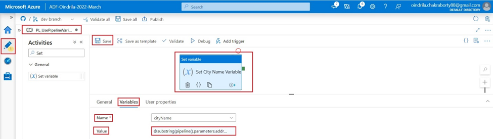 Introduction To Set Variable” Activity In Azure Data Factory By Oindrila Chakraborty Codex
