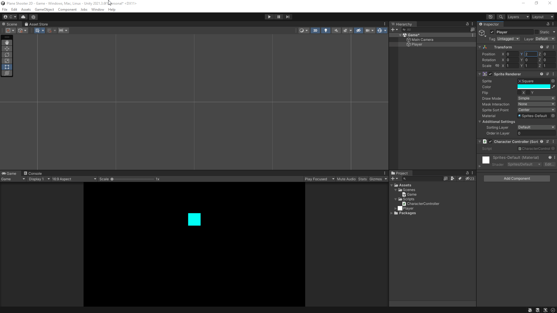 Day 18: The Beginning of a 2D Character Controller in Unity with Visual ...