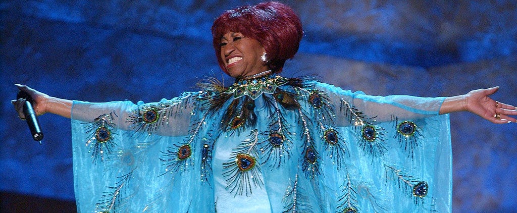 Queen of Salsa Celia Cruz Receiving A Grammy Lifetime Achievement Award ...