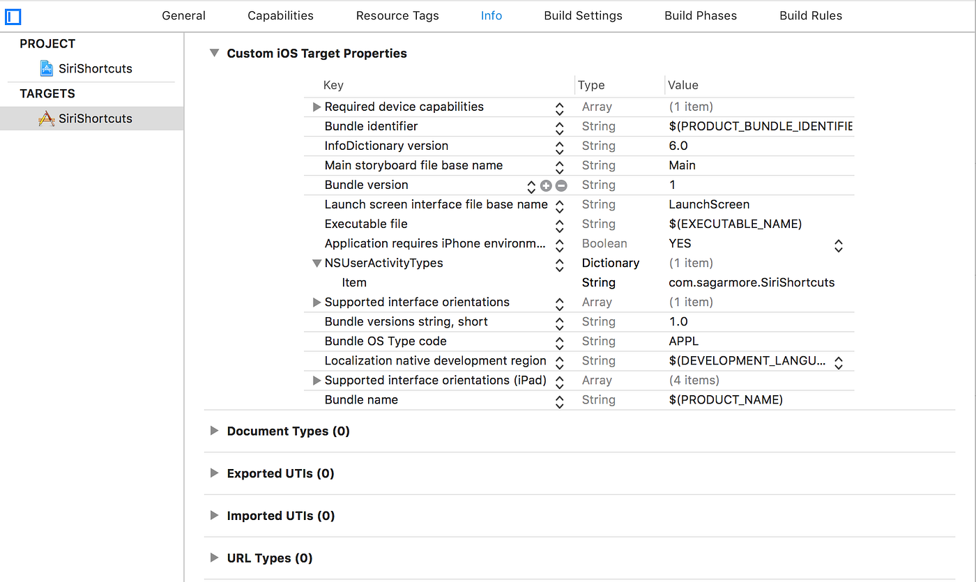 Siri Shortcuts — better way to interact with app | by Sagar More | Medium