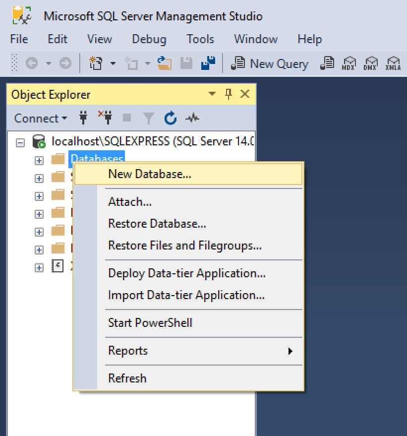 การติดตั้ง Microsoft SQL Server 2017 Express และทดสอบสร้าง Database ...