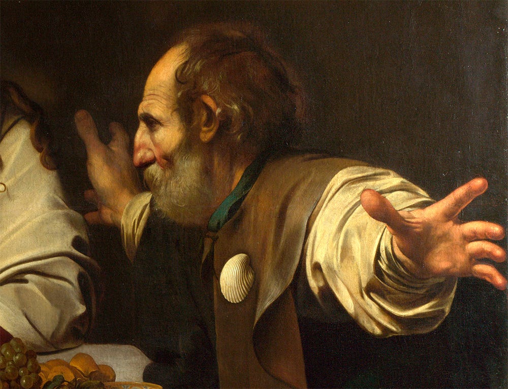 Great Paintings: Caravaggio’s ‘The Supper at Emmaus’ | by Christopher P ...