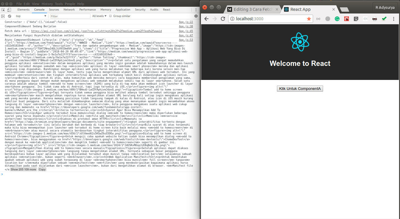 3 Cara Fetch Data di ReactJs. Catatan : Tulisan Ini Tentang Fetch… | by ...