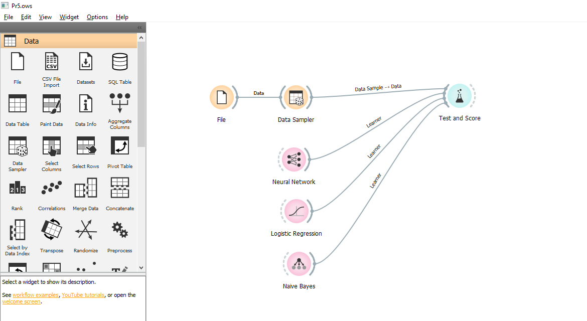 Visual programming with Orange Tool | by Dhruvit Maniya | Medium