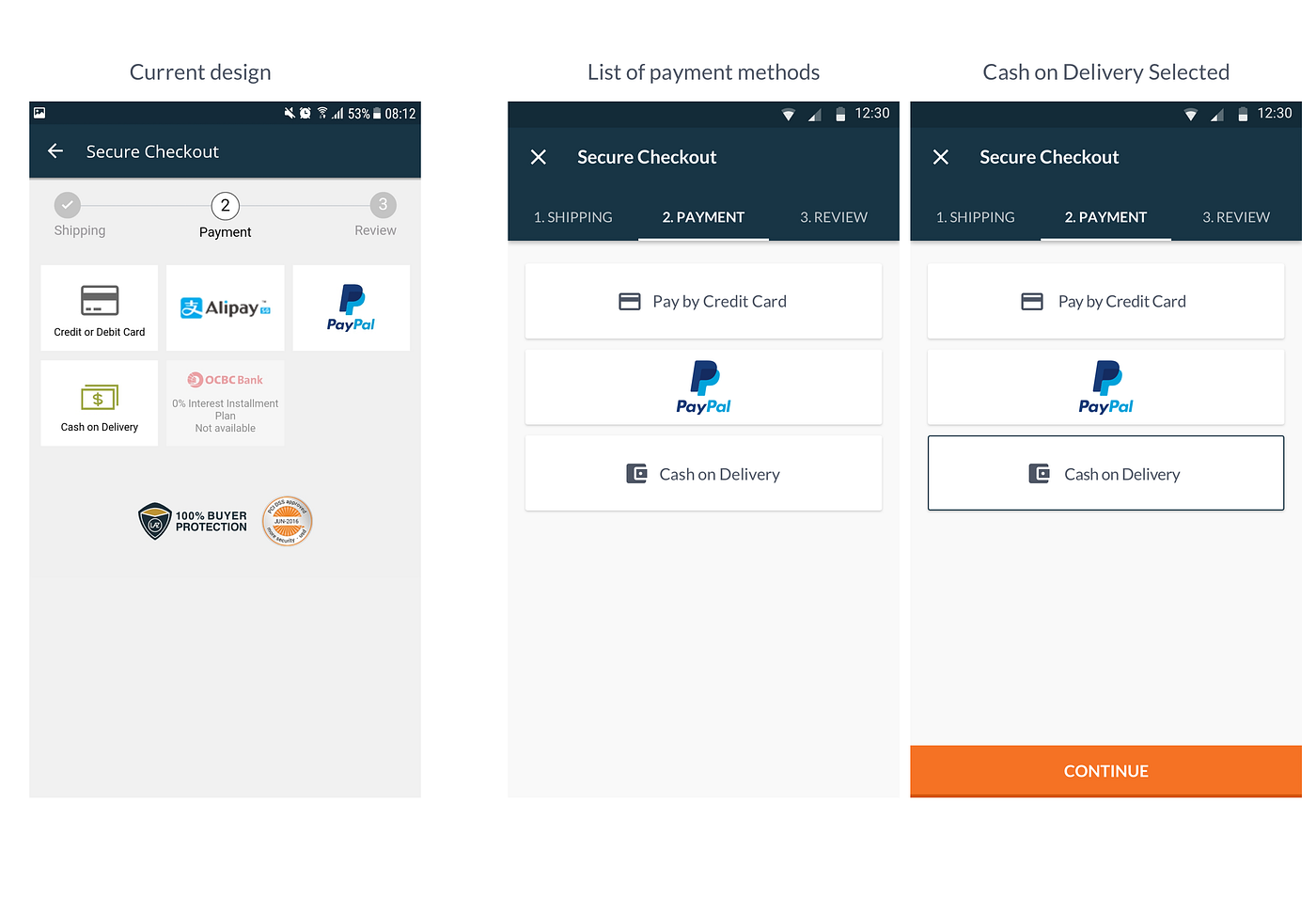 Redesign Checkout Process of Lazada Mobile App | by Thai Lam | Prototypr