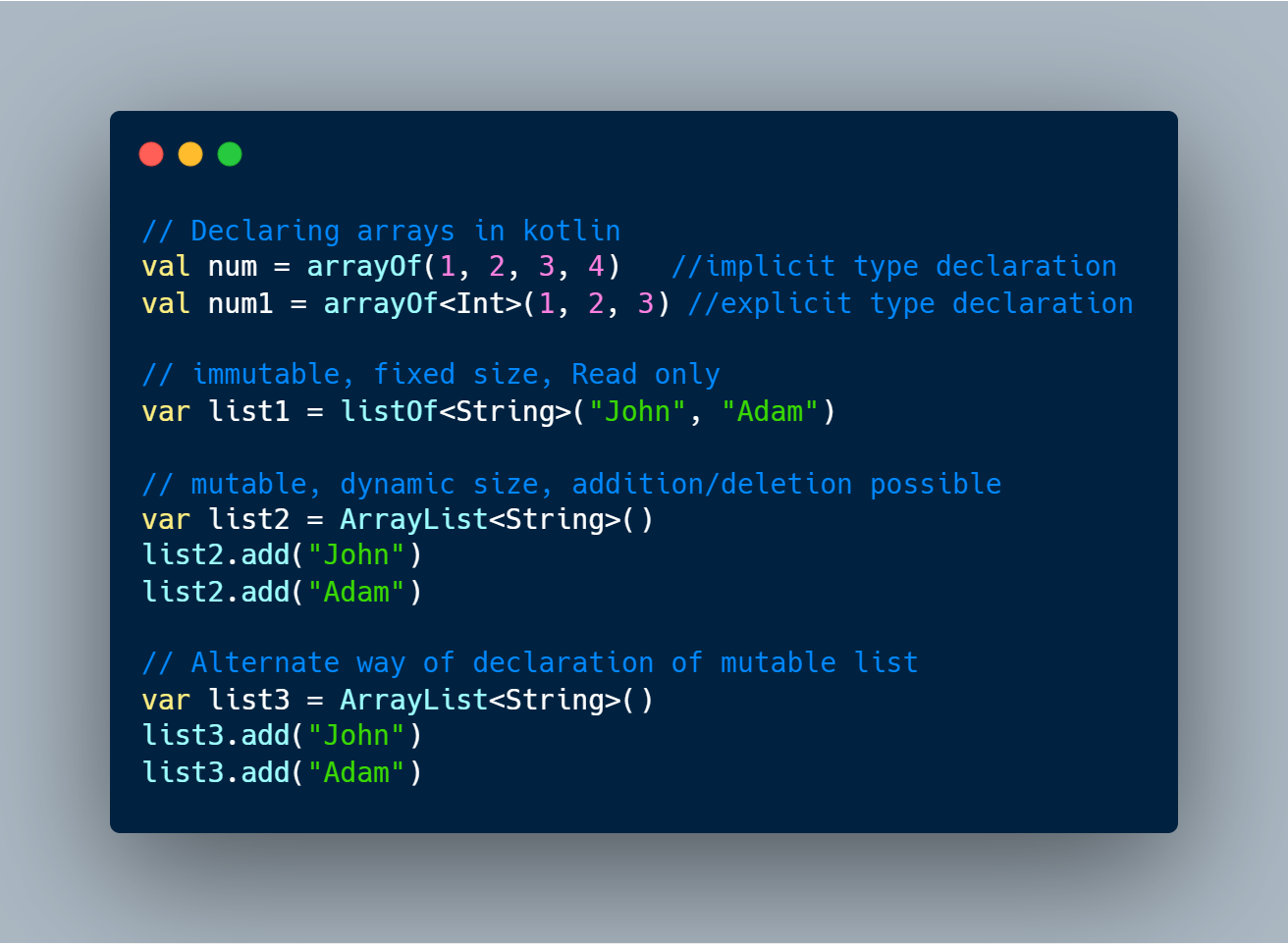Quick Guide to Kotlin Part 2. Programming Language for Android | by Adil Khan | Geek Culture ...
