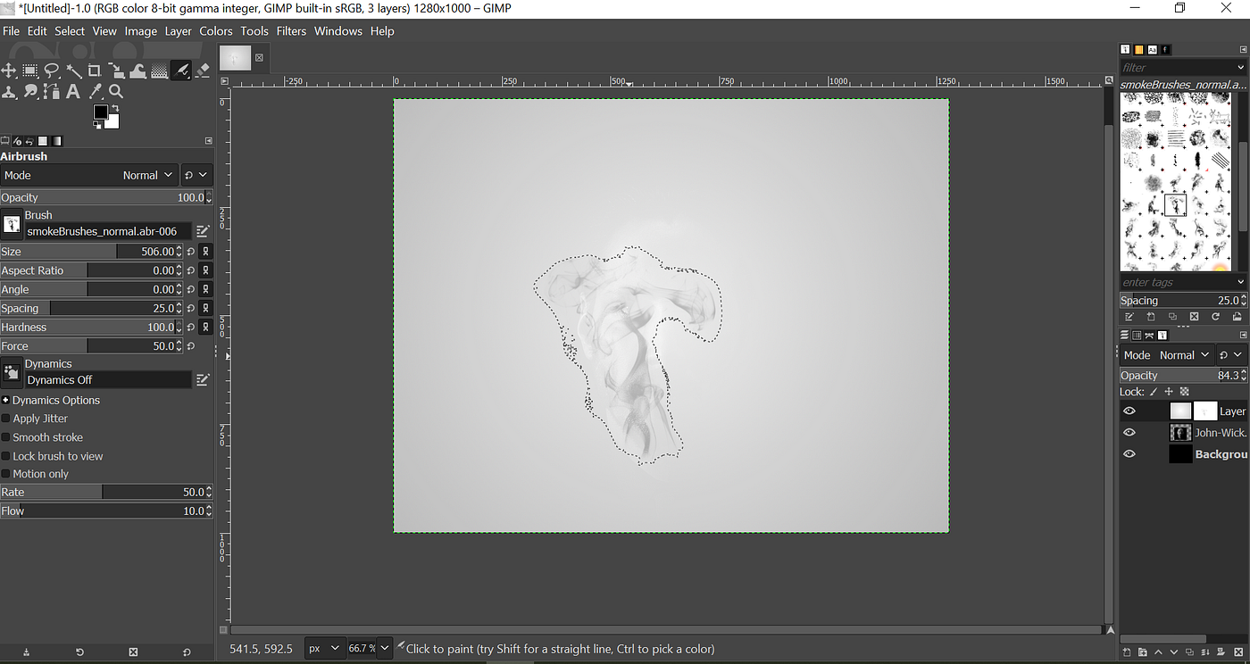 Tutorial Smoke Effect pada GIMP. GIMP atau GNU Image Manipulation… | by ...