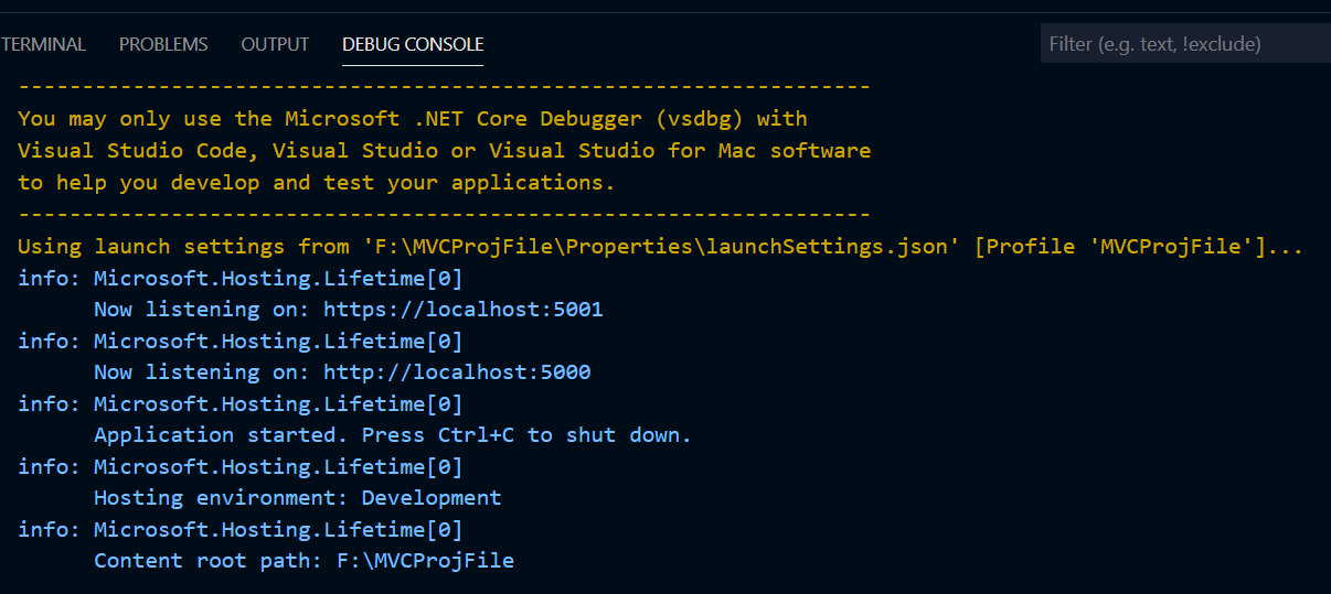 How To Create And Run Asp Core Mvc Project With And Without Entity