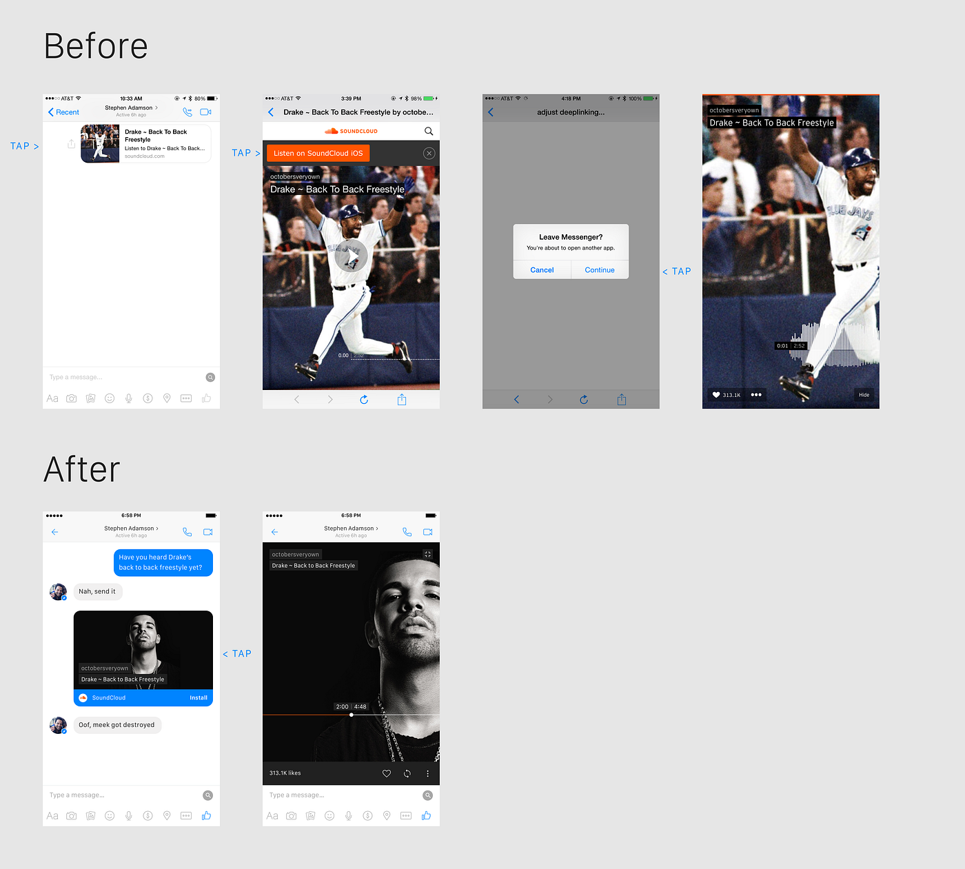 Facebook Messenger Concept. Part 3 in a series imagining the future ...