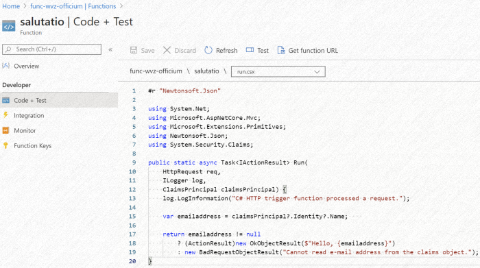 Azure Functions with Azure Active Directory Authentication Security ...