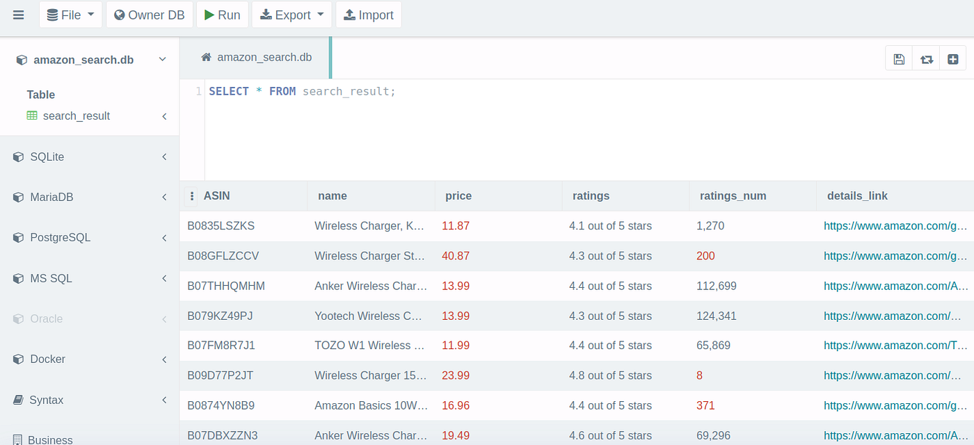 Web Scraping with Selenium in Python — Amazon Search Result (Part 2) | by Ranchana Kiriyapong ...