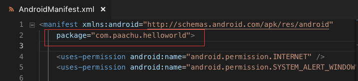 How to change bundle identifier of iOS app and package name of android app within react native ...
