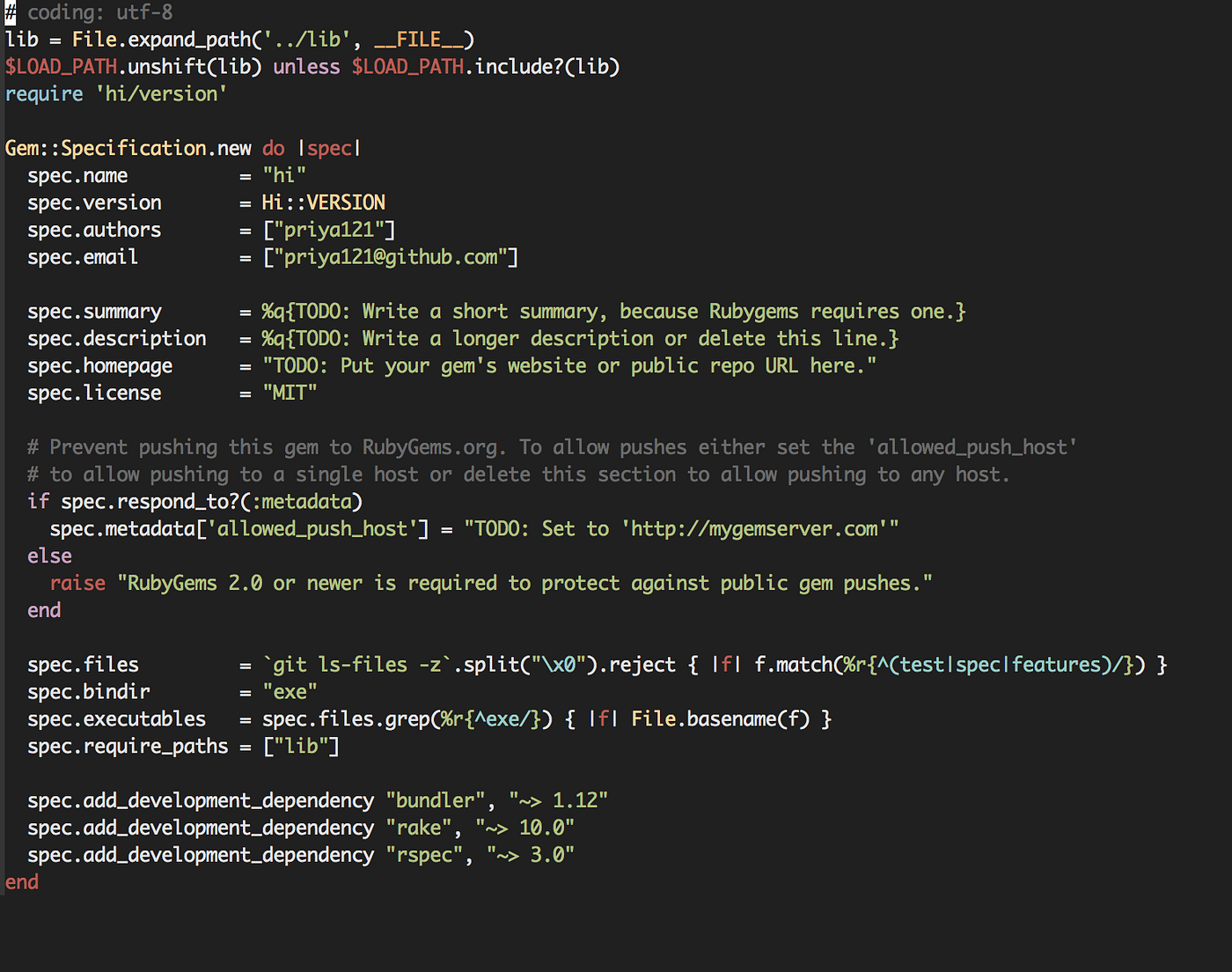 Creating Ruby Gems. One of my stories this week is to… | by Priya Patil ...