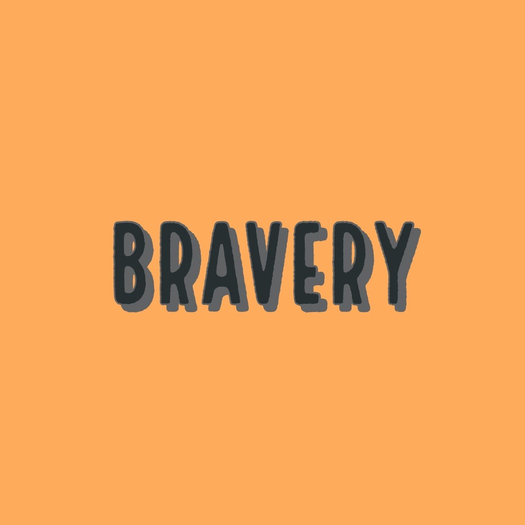 The Theme of The Week Is Bravery. Be brave, take risks and allow the ...