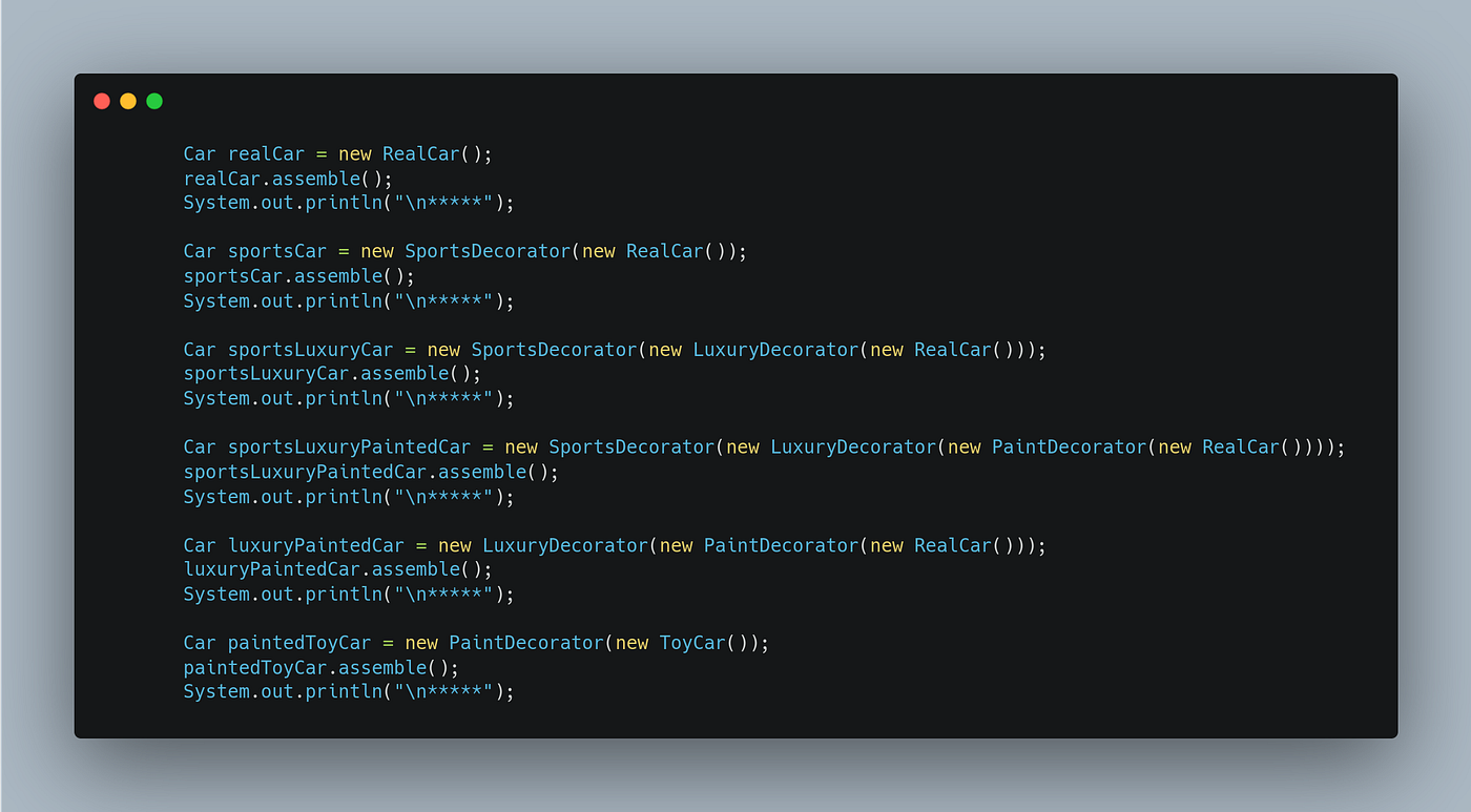 Decorator Design Pattern with Java | by Salitha Chathuranga | Medium