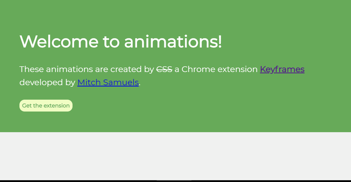 Animate web page elements with Keyframes | by Vaibhav Khulbe | codeburst
