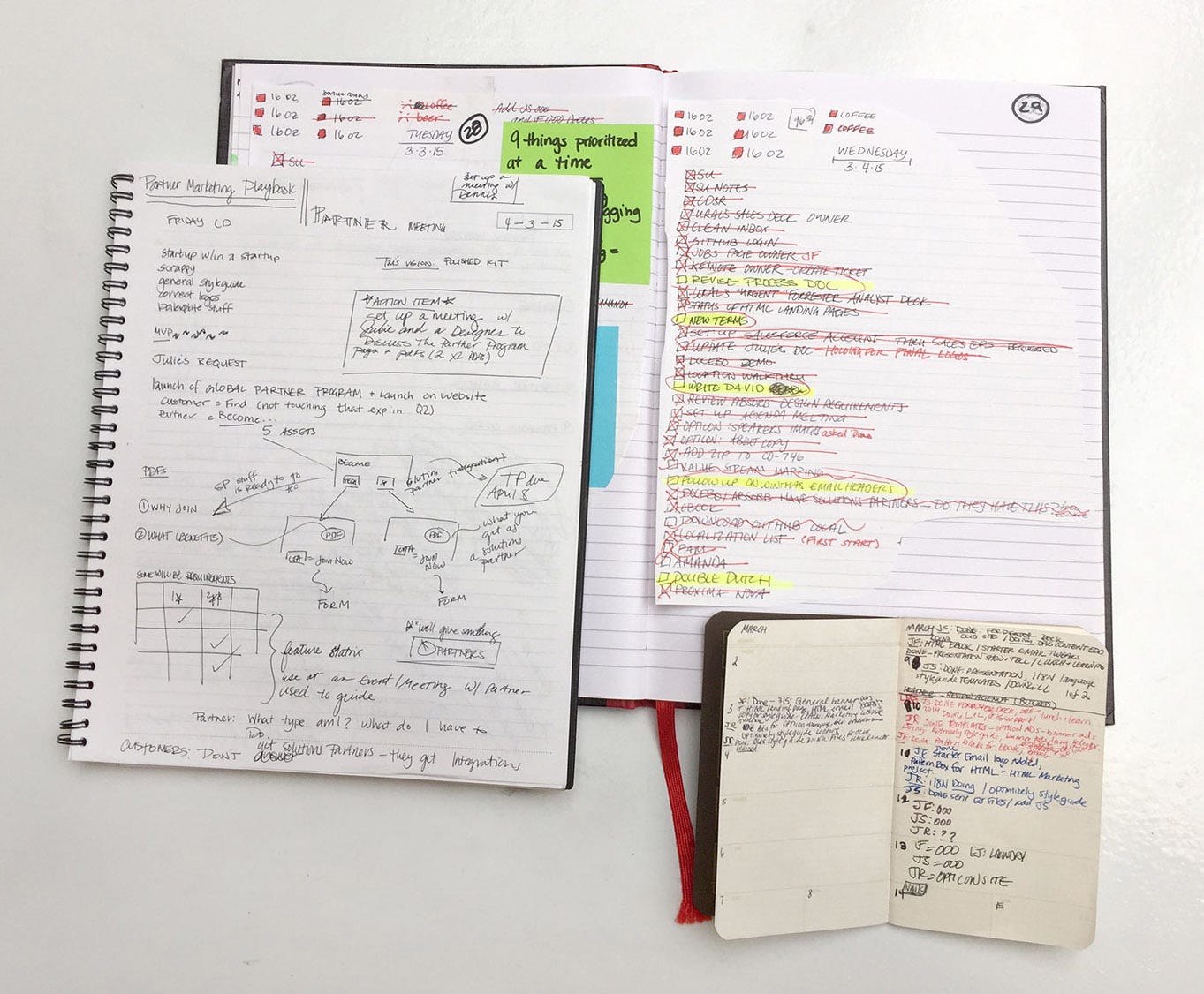 The Notebooks of Optimizely’s Design Team: A Photo Essay | by Jeff Zych ...