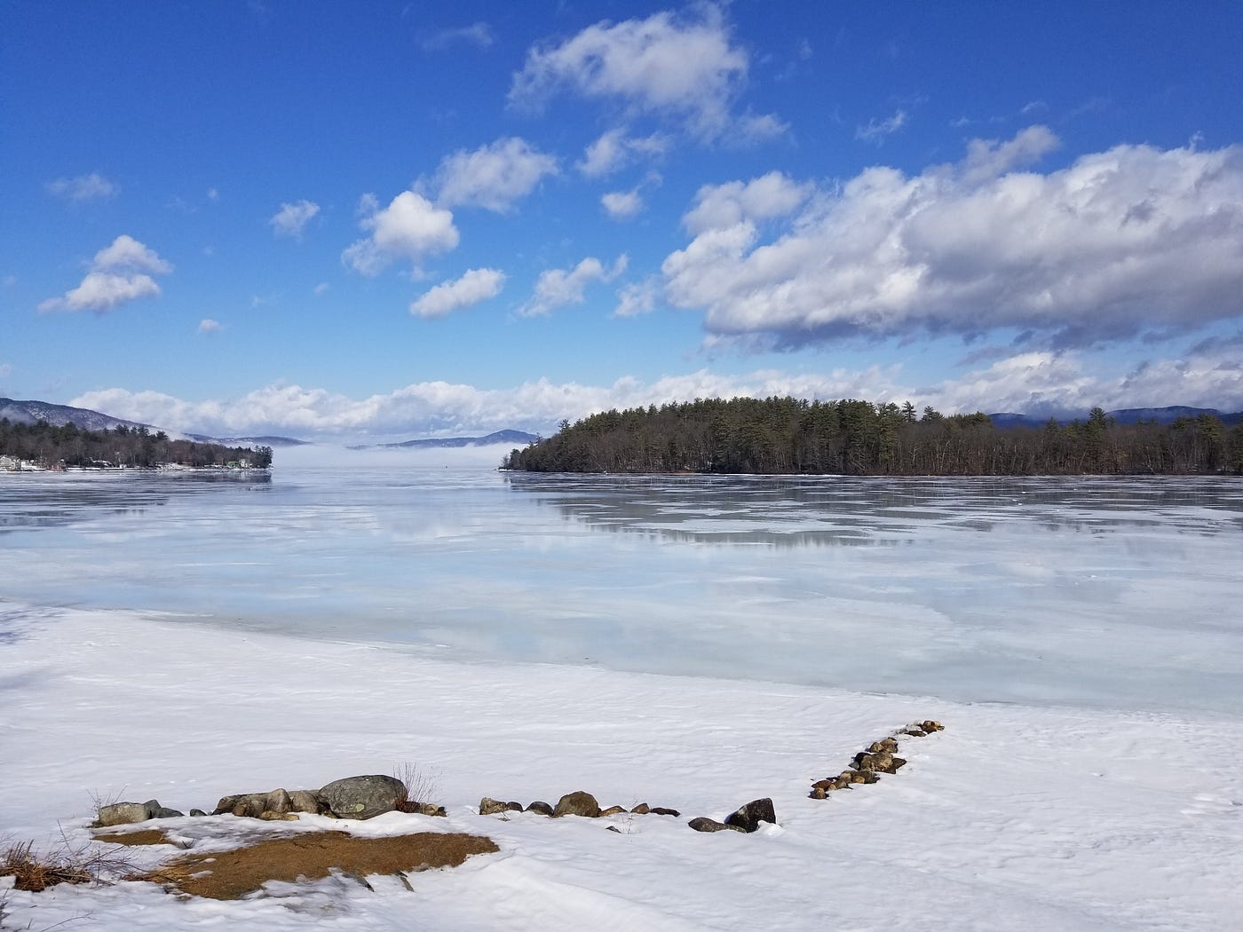 Newfound Lake Photos After Rainfall and Another Winter Storm This Week ...