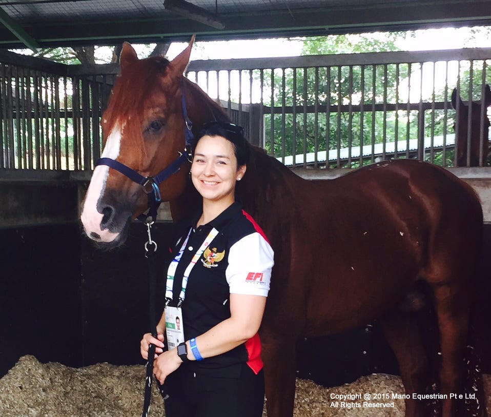 Larasati Gading’s secret to a winning game. | by MANO EQUESTRIAN PTE ...