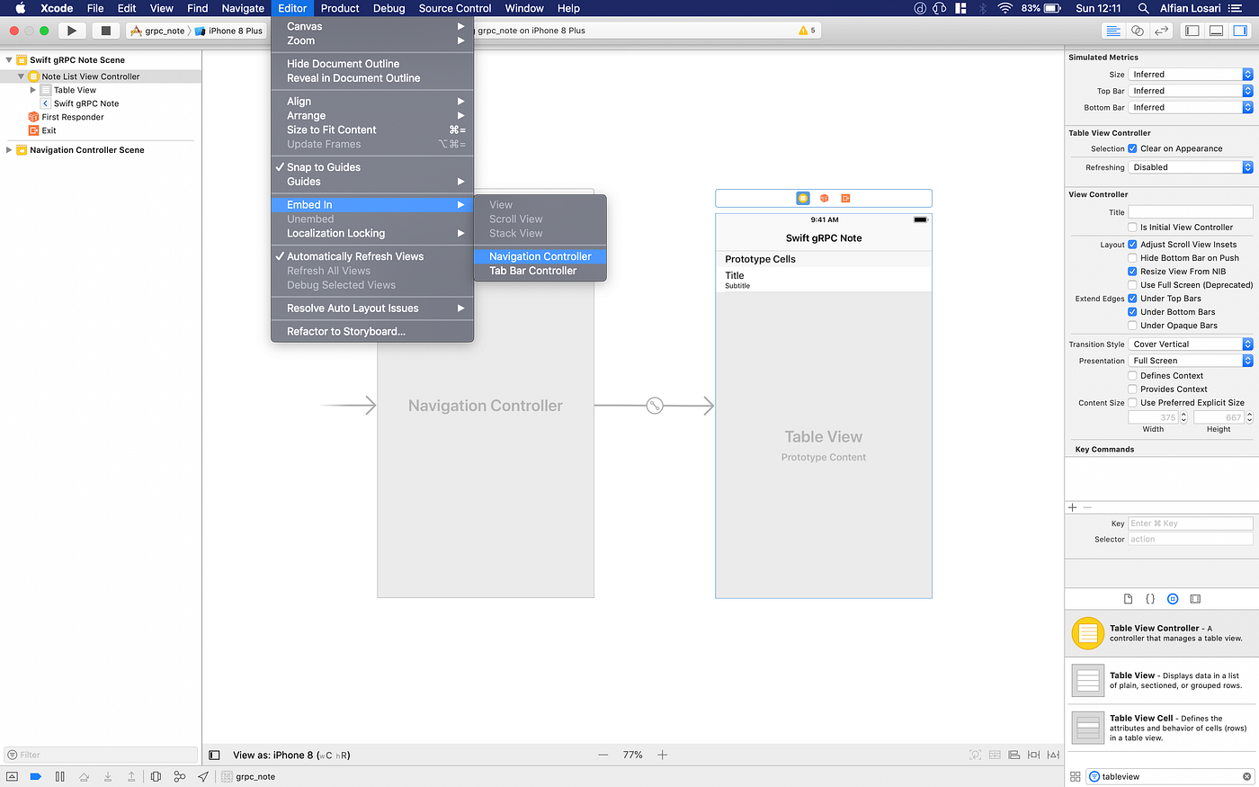 Building gRPC Client iOS Swift Note Taking App | by Alfian Losari | Swift2Go | Medium