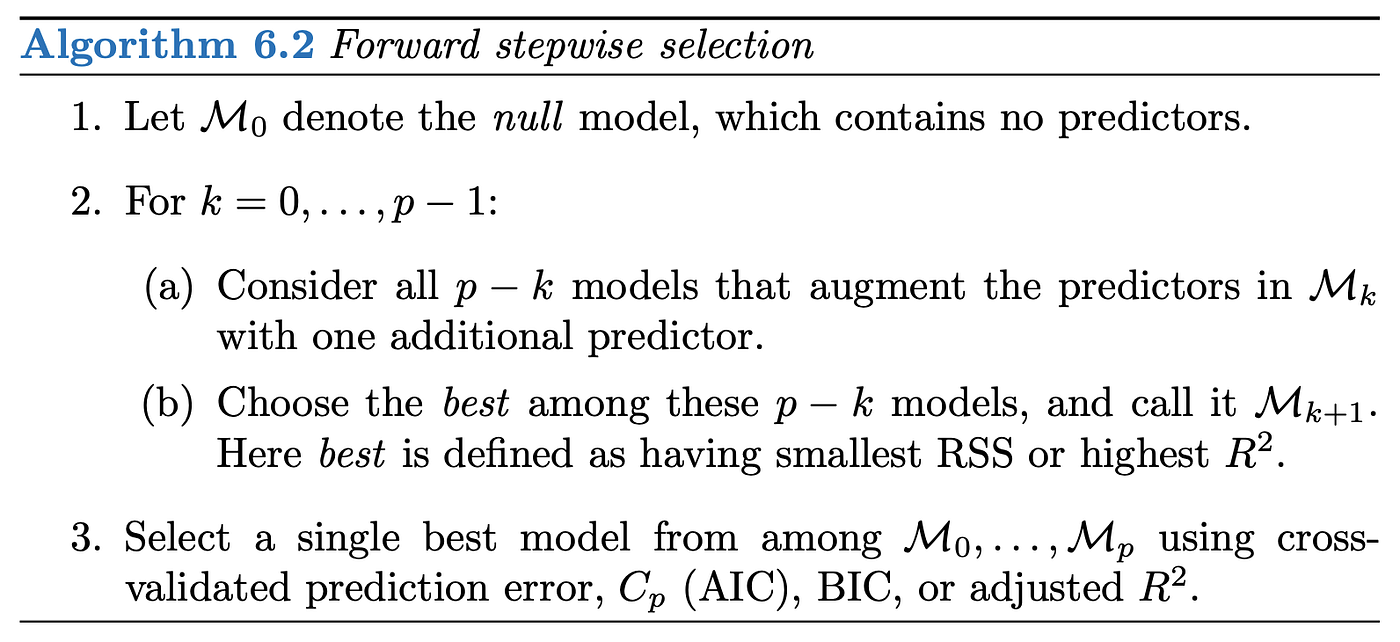 特徵篩選 — Stepwise Selection 演算法& Stepclass實作(一) | by 保羅楊 | Keroro | Medium