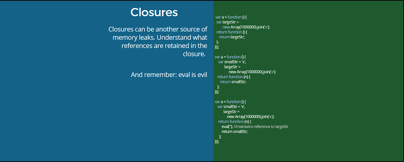 Javascript Memory Management & Performance | by Ts St | Medium