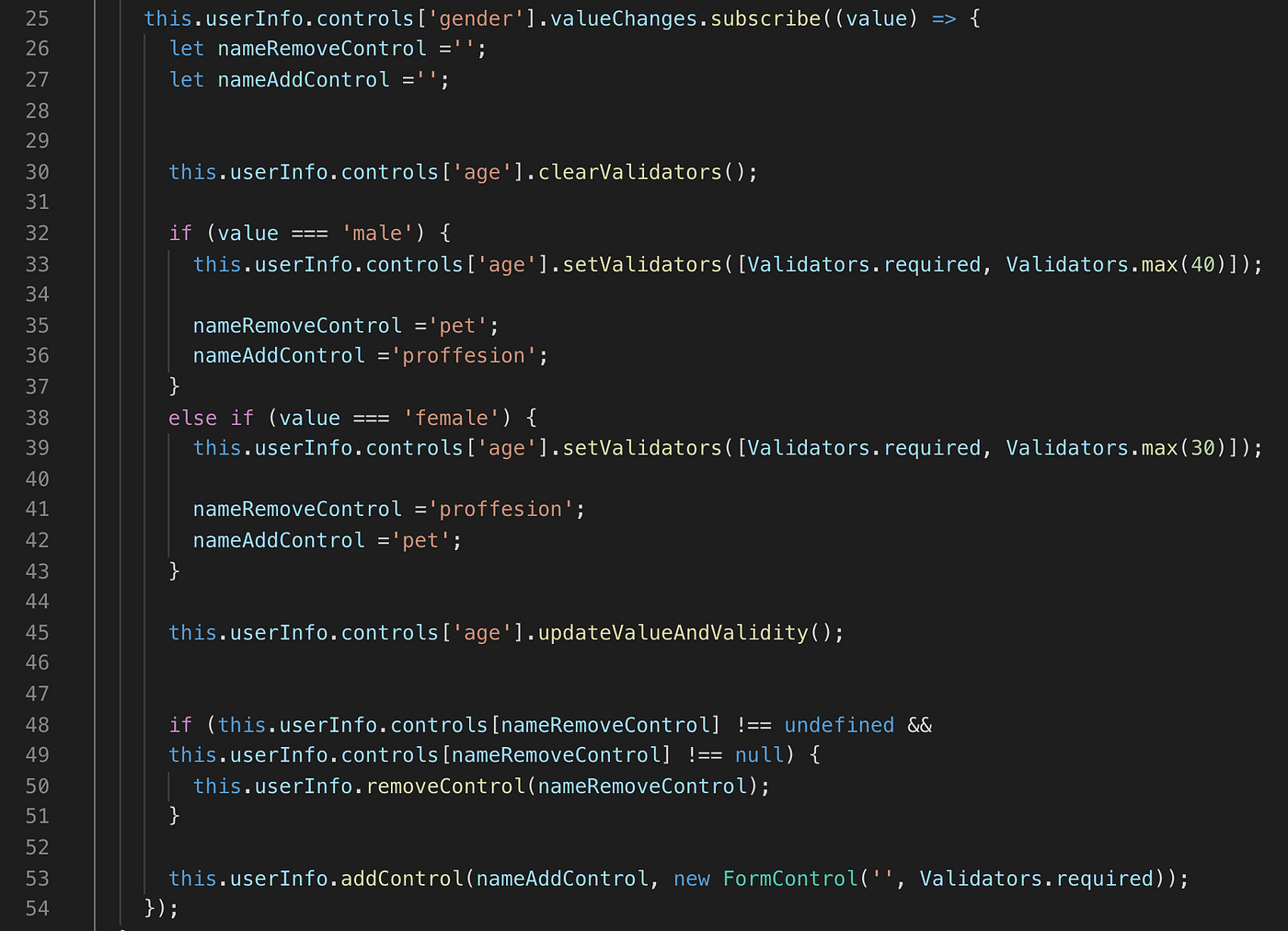 Dynamical angular forms. Create form dynamically | by Yurii Kuznietsov ...