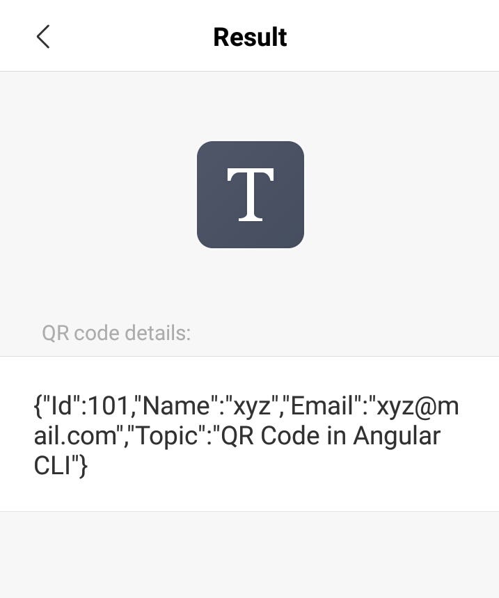 QR Code with ViewChild ElementRef in Angular | by Riya Patadiya | Medium