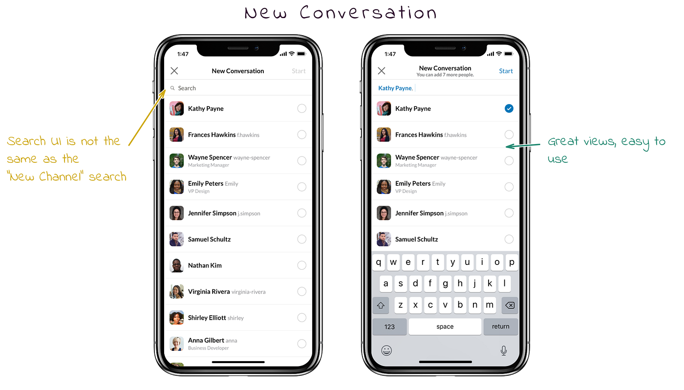 Slack iPhone Redesign Concept. Current Slack UX pain points and how I ...