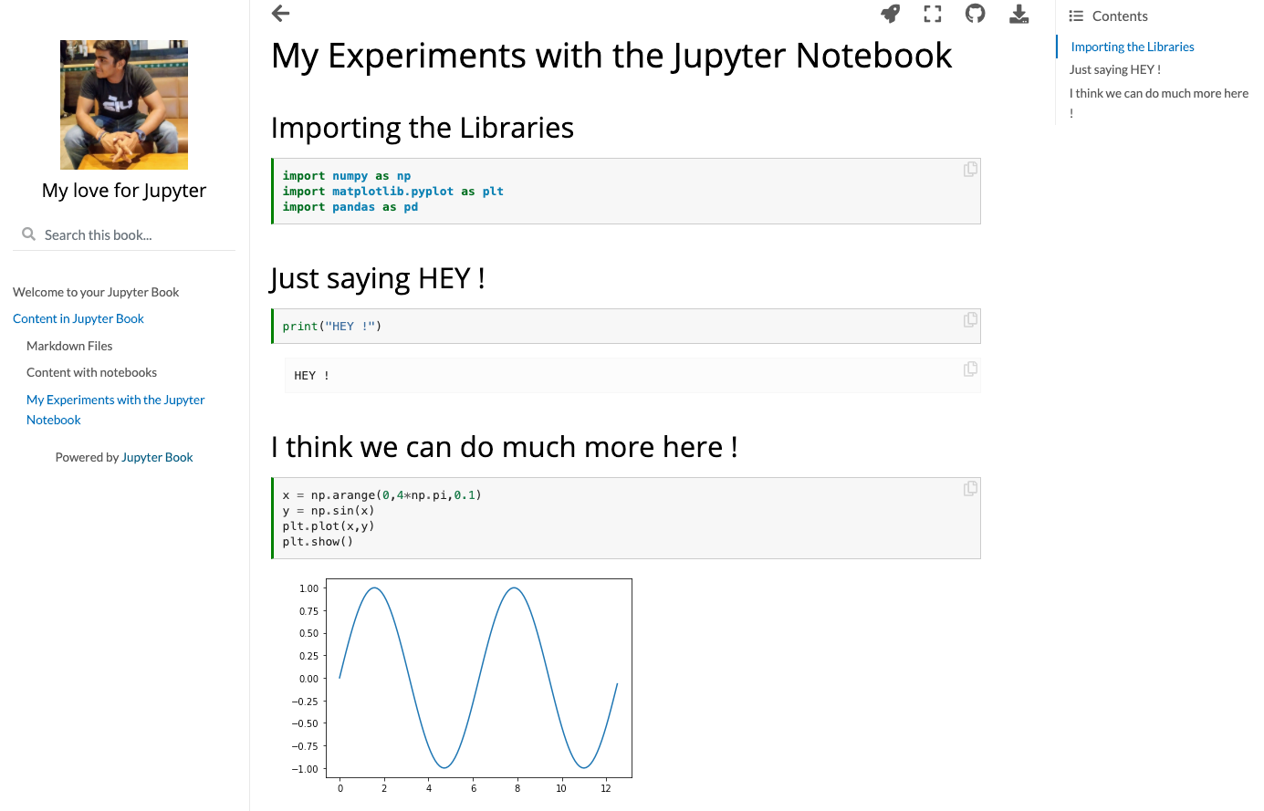 Introduction to Jupyter Books — Part 1 | by PRANJAL BIYANI | The Startup | Medium