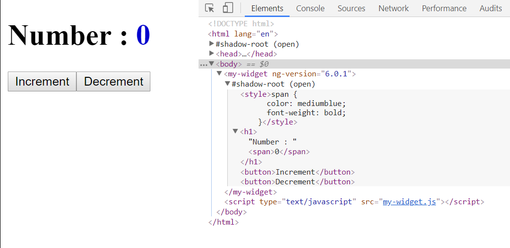 สร้าง Web Component ด้วย Angular Elements | by Theerawat Burawat | Medium