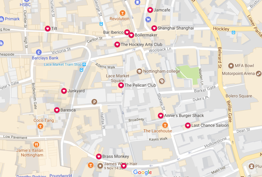 One Night in Notts. Where to eat and drink in Nottingham… | by Notts On ...