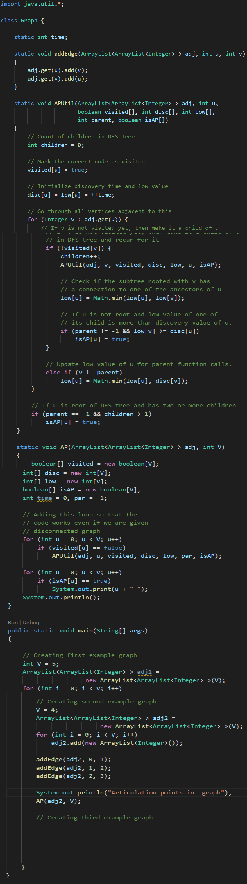 FINDING ARTICULATION POINT IN A GRAPH | by Muhassan Faizal | Apr, 2022 | Medium