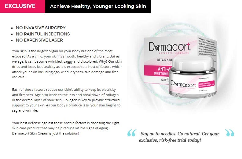 Dermacort Skin Cream | Dermacort Skin Care | Legit Or Scam? | by ...