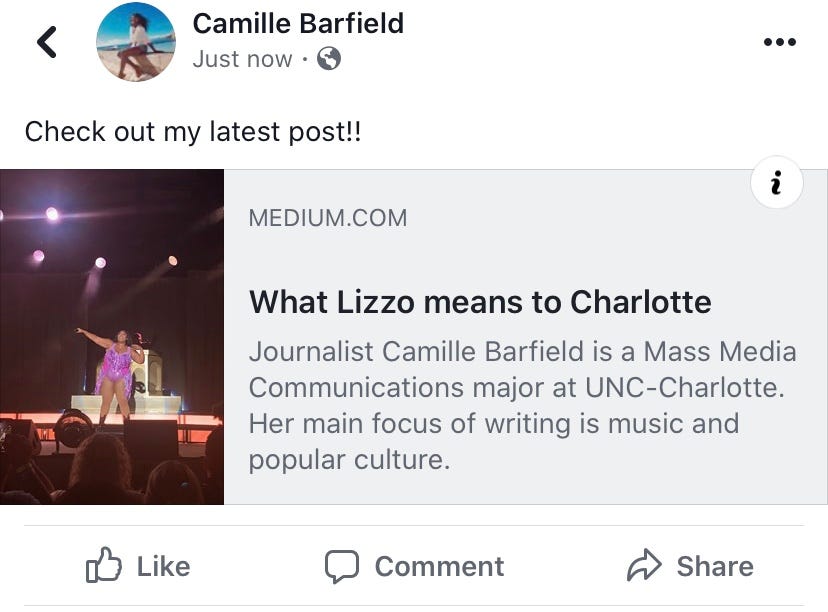 What Lizzo means to Charlotte. Journalist Camille Barfield is a Mass ...