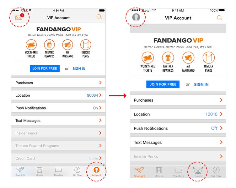 Case Study — Integrating an event feature into Fandango’s App | by ...