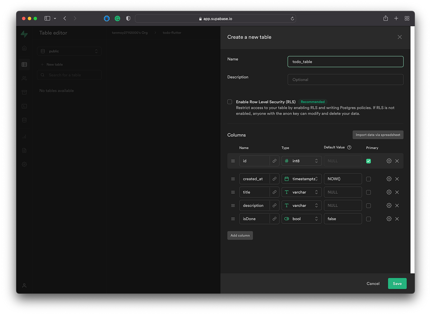 Todo Application Using Dart As Backend And Supabase In Flutter By Tanmoy Karmakar Gytworkz