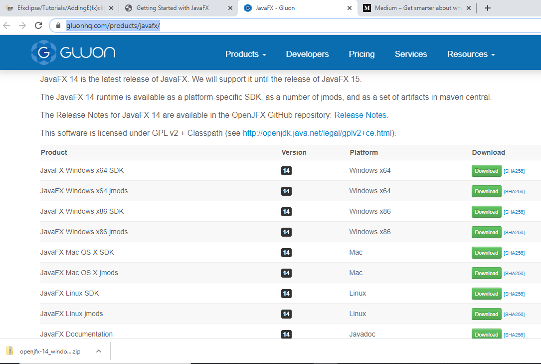 JavaFX Application Set Up in Eclipse | by Alexandra Z Harner | Medium