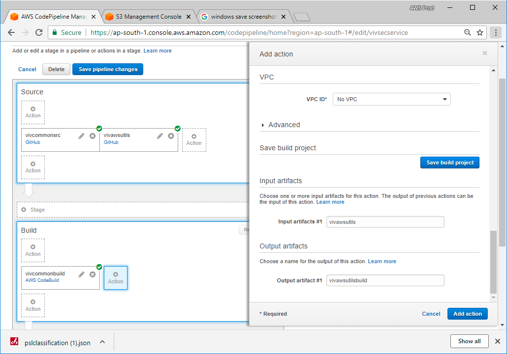 Multiple Artifacts In Aws Codepipeline And Codebuild By Vivriti