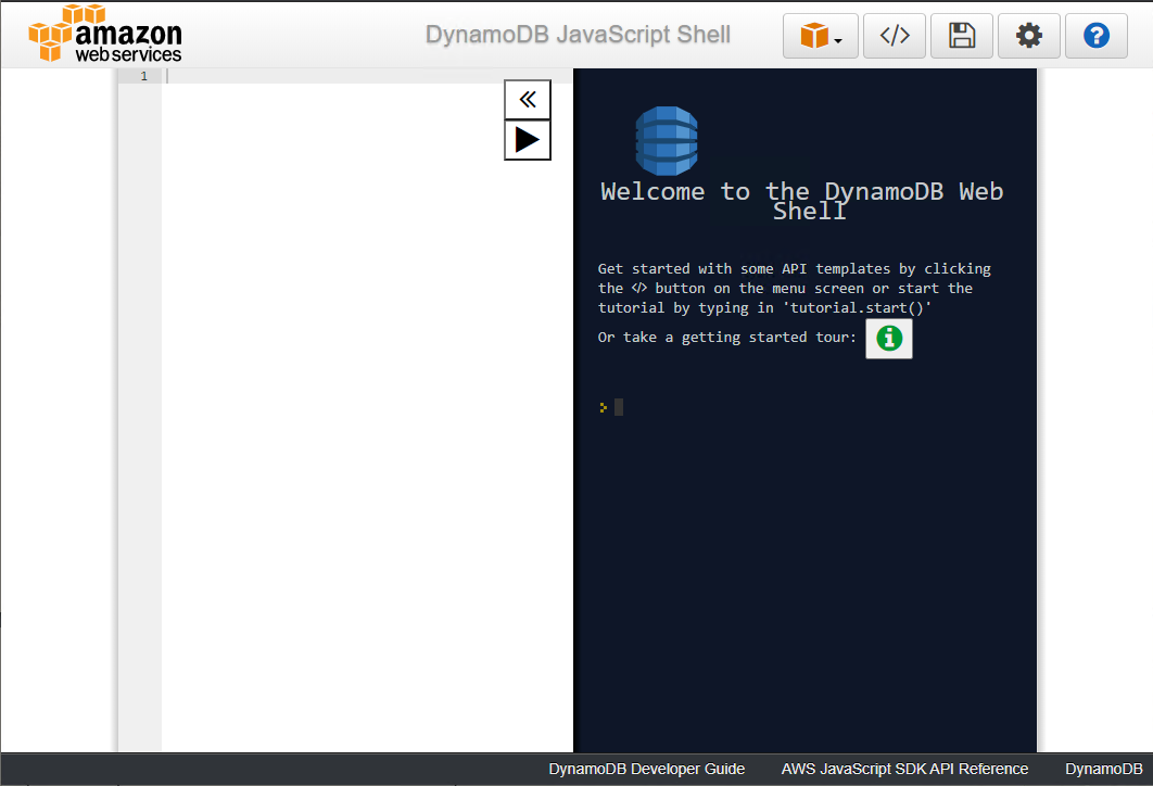 Getting Started with DynamoDB. DynamoDB is a big topic. So we’ll start ...